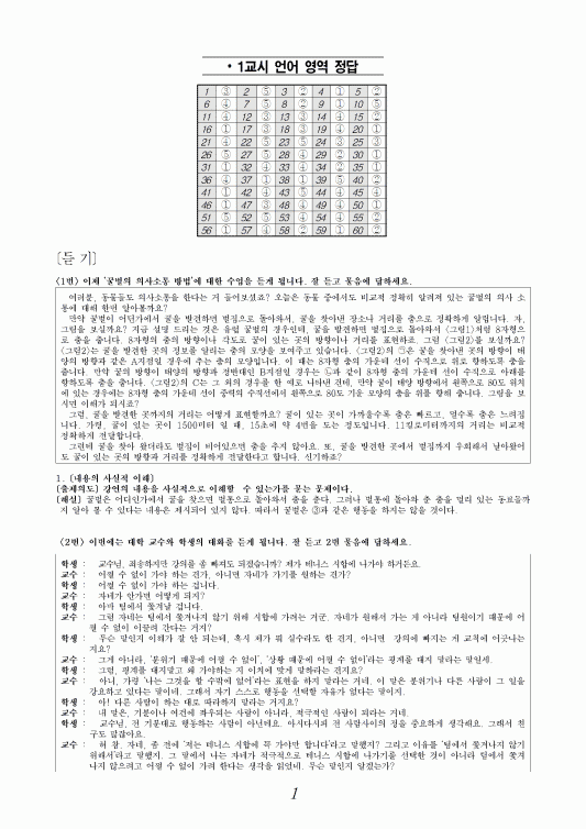 [과외](고3) 02 모의고사 언어영역 해설지