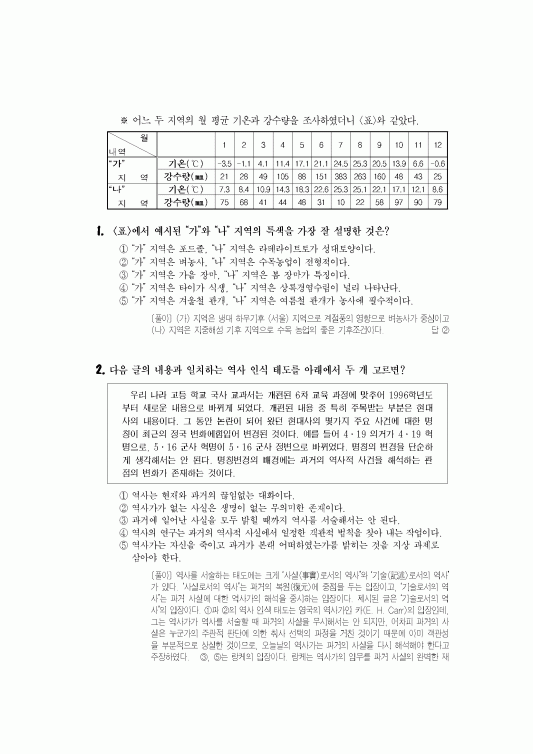 [과외]사회탐구 모의고사 30문제 16
