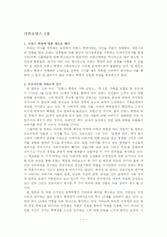 프랑스혁명의 가족로망스