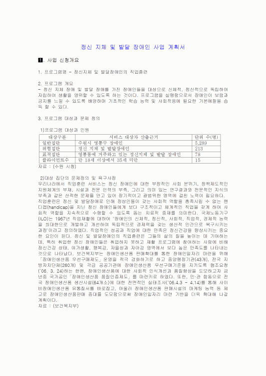 프로그램 개발과 평가 프로포절