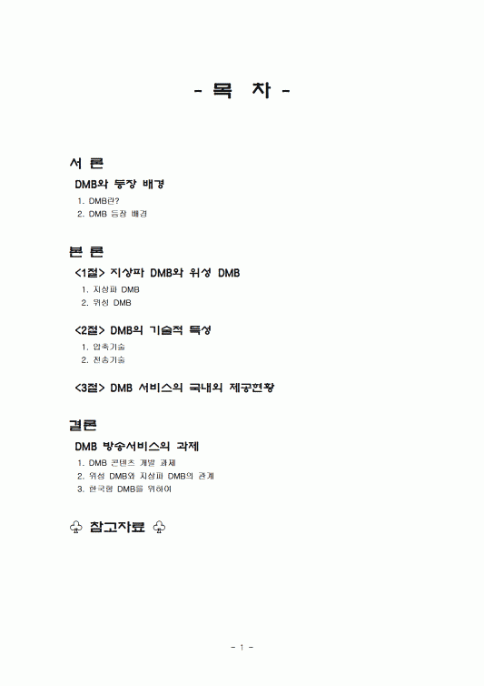 [경영정보]DMB의 모든것