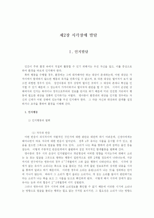 시각장애발달
