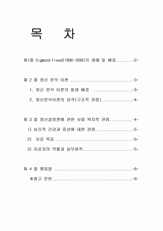 프로이드의 정신분석이론과 사회복지에 미친 영향