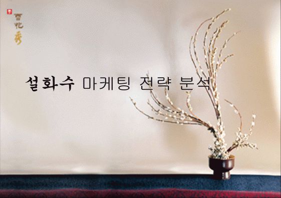 설화수 마케팅 전략 분석