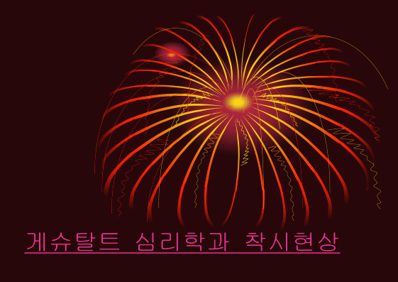 게슈탈트 심리학과 착시현상