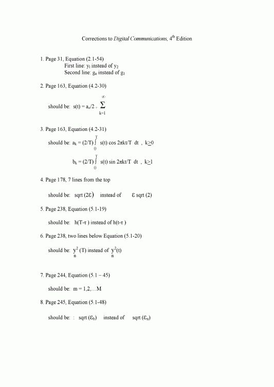 digital communication 4th Proakis solution