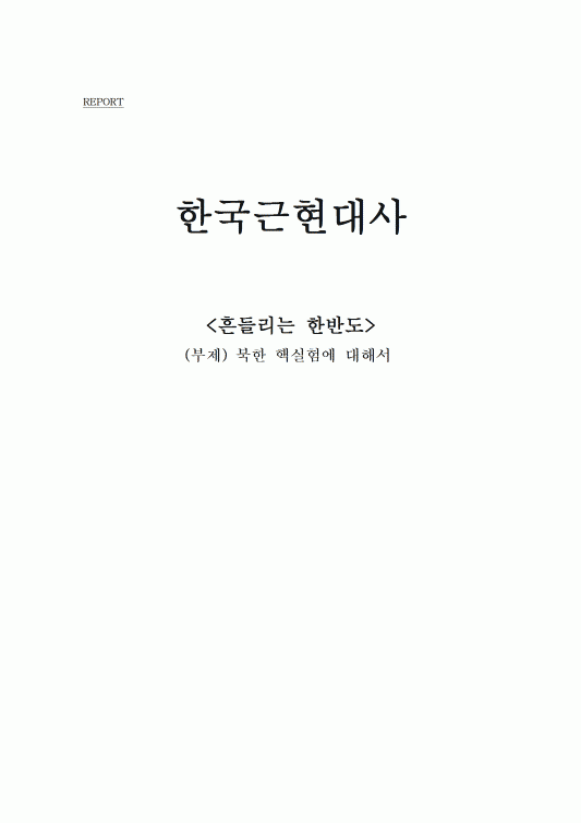 북핵을 어떻게 바라볼것인가