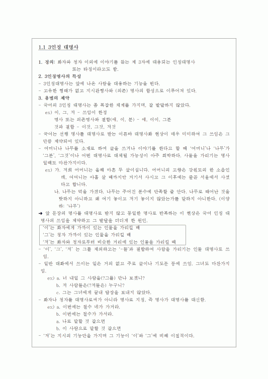 국어문법론 레포트 자료