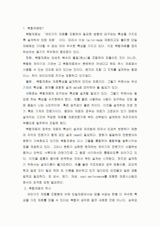 복합재료에 대해