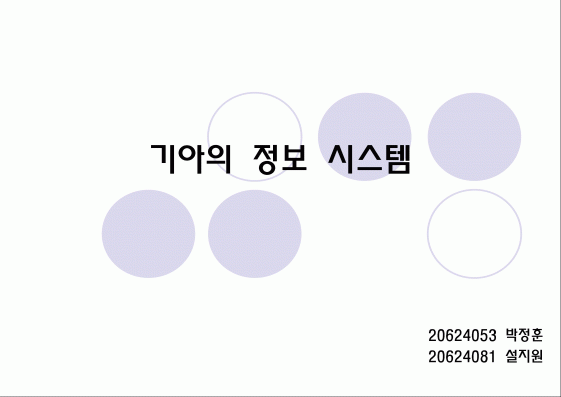 기아자동차의 경영정보시스템(CRM)