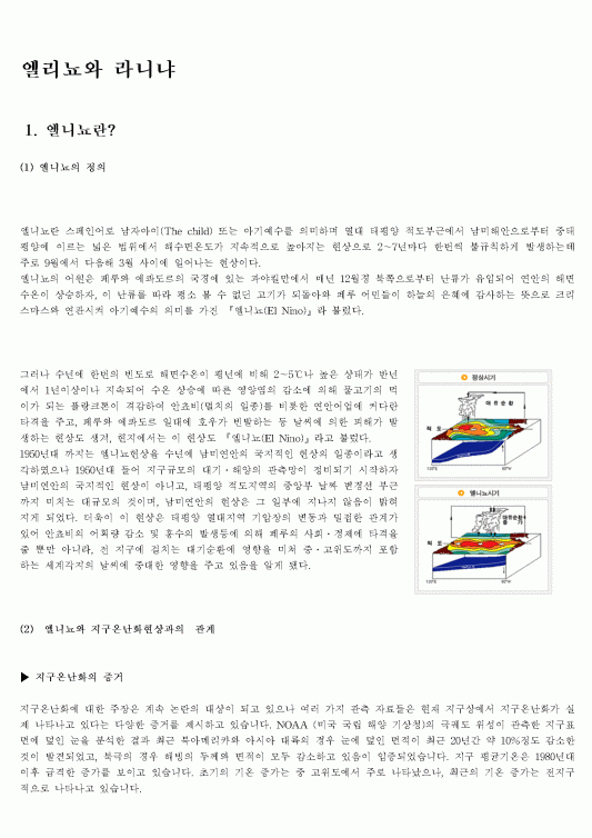 엘리뇨와 라니냐