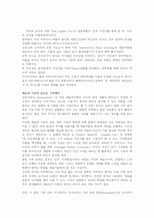 제프리 쇼어의 작품