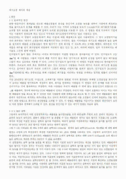 대기오염 제어