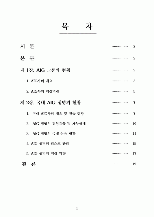 [경영전략] AIG의 재무현황 및 경영실적, 리스크관리, 방카슈랑스 현황, 위기 극복사례를 분석, 핵심역량 분석