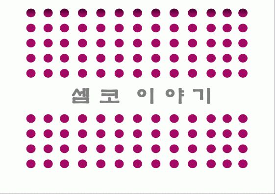 셈코 이야기 요약