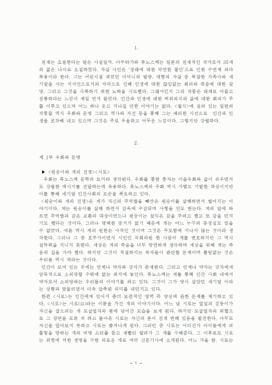 아쿠타가와 류노스케의 작품