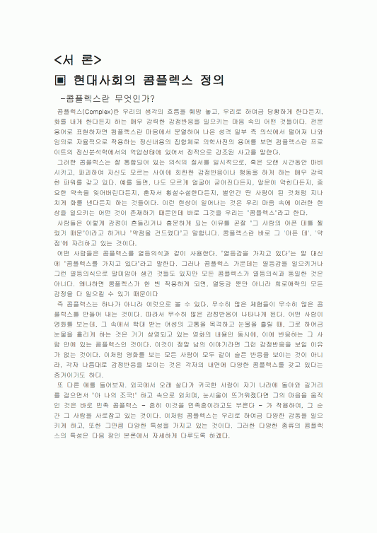 컴플렉스 보고서