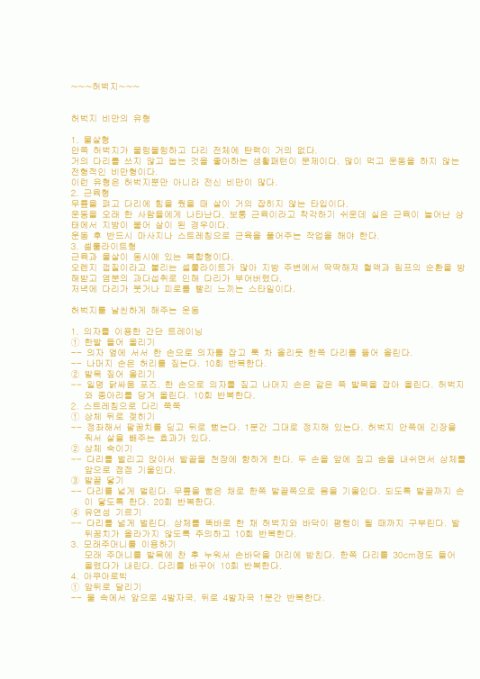 다이어트 방법
