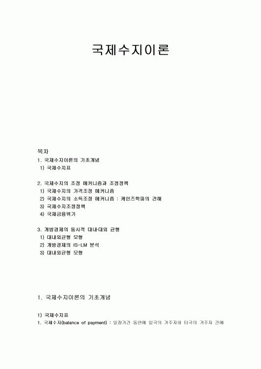 국제수지이론