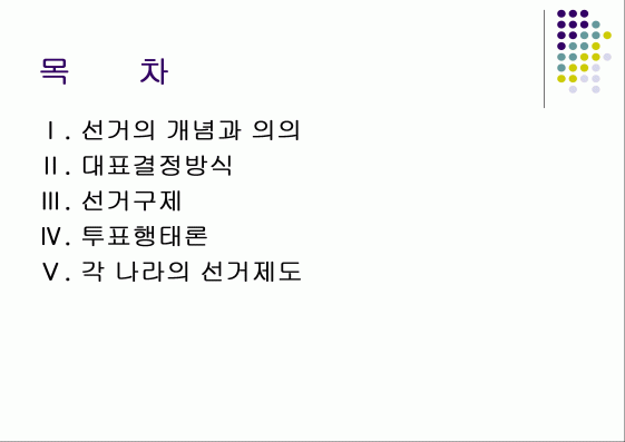 [정치학] 선거