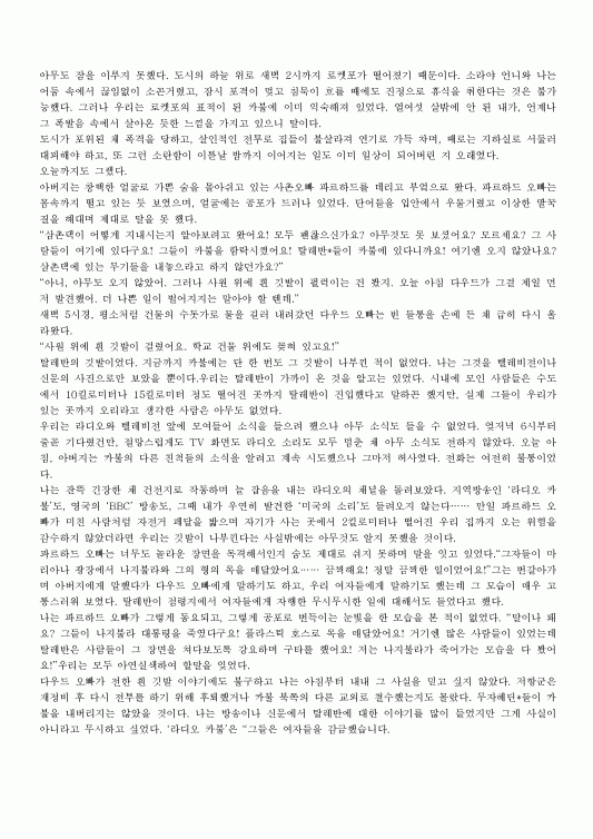 빼앗긴얼굴 레포트 자료