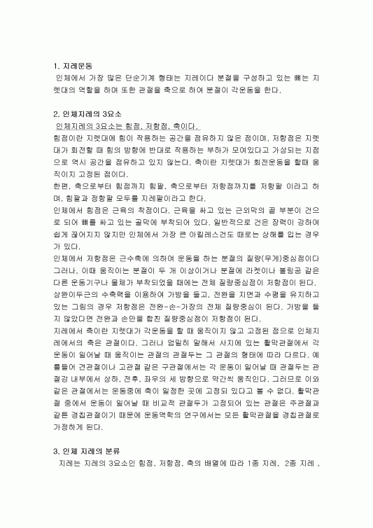 지레 운동 (운동역학)