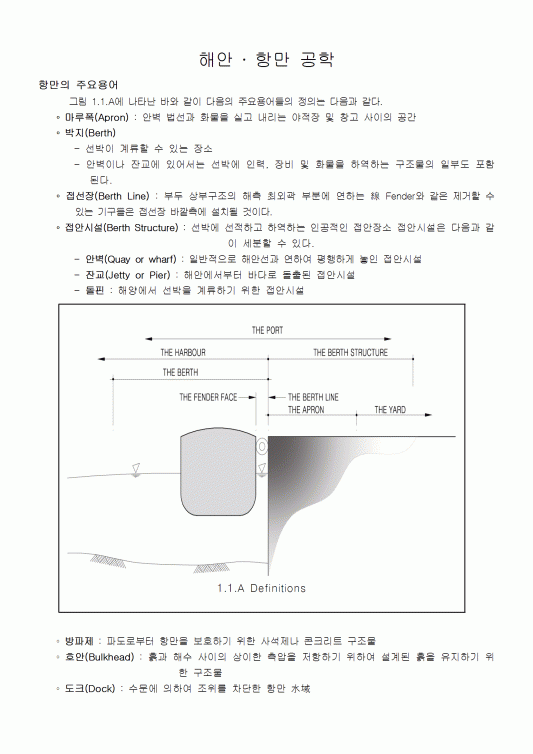 해안항만공학