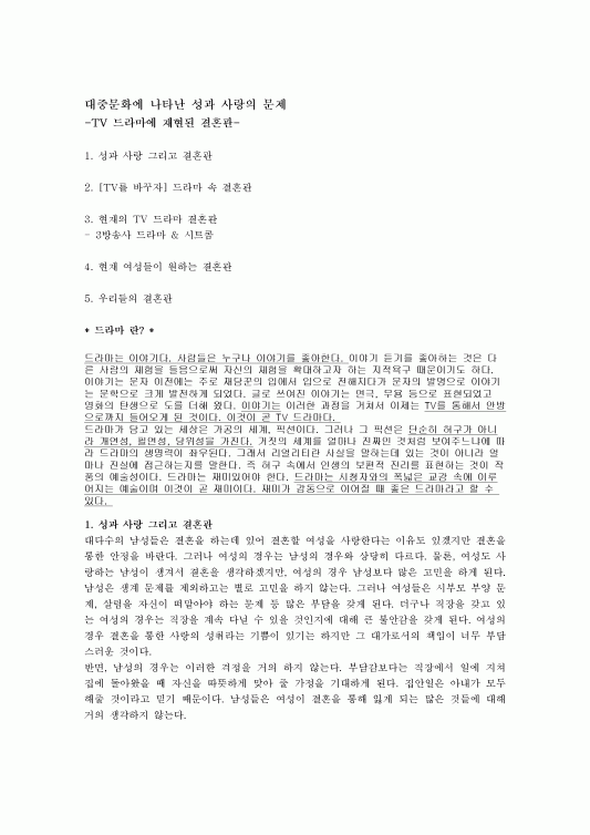 드라마속여성들