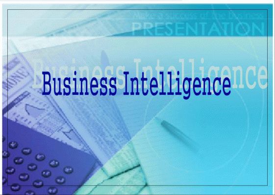 Business Intelligence