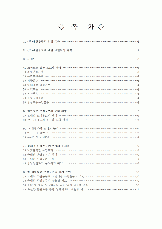 경영조직론 레포트 자료