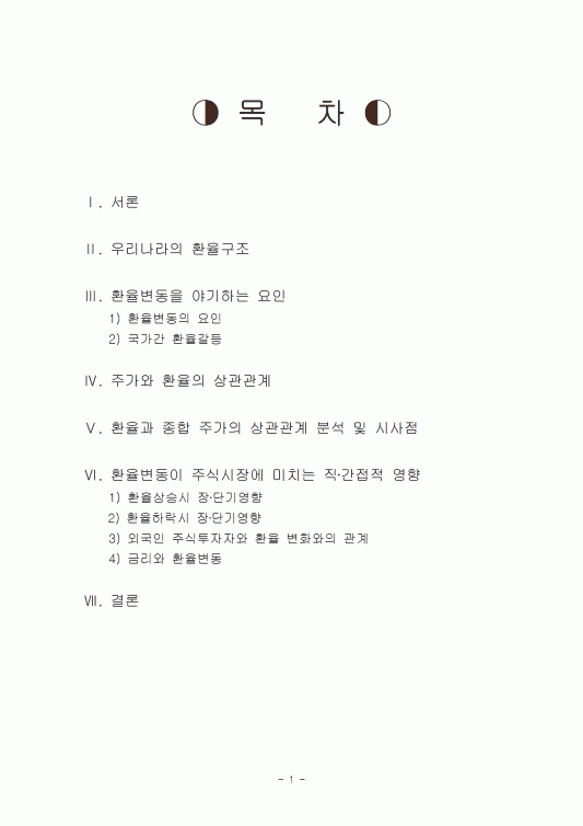 환율과 증권시장