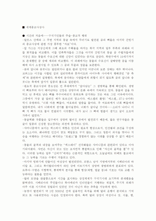 [책요약] 세계종교사상사