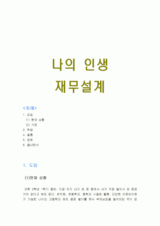 인생재무설계