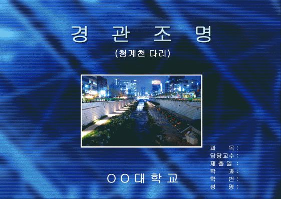 청계천 (경관조명)