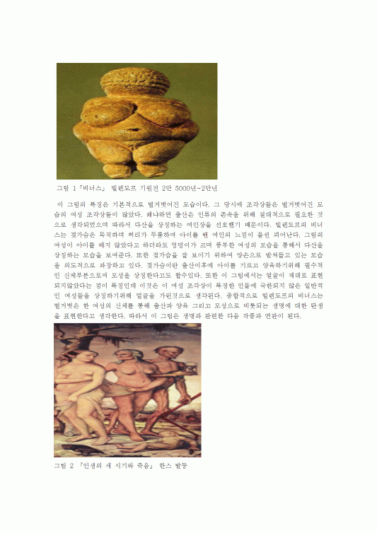 그림을 통해서 본 예술사와 철학사상