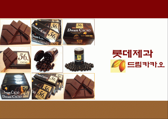 기업경영성공 사례(롯데제과 드림카카오)