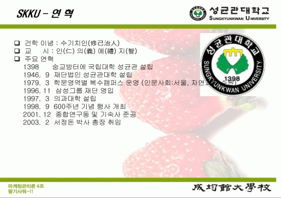[경영] 성균관대학교 분석