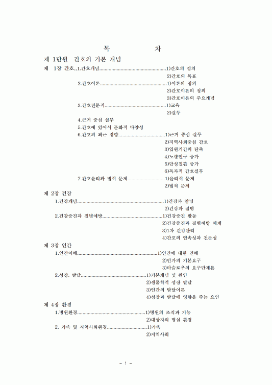 간호이론(간호, 인간, 건강)