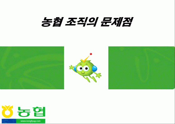 농협 조직의 문제점