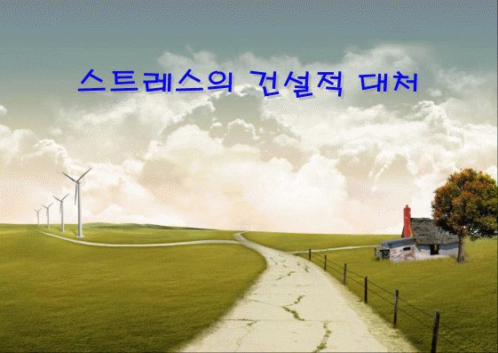 스트레스의 건설적 대처