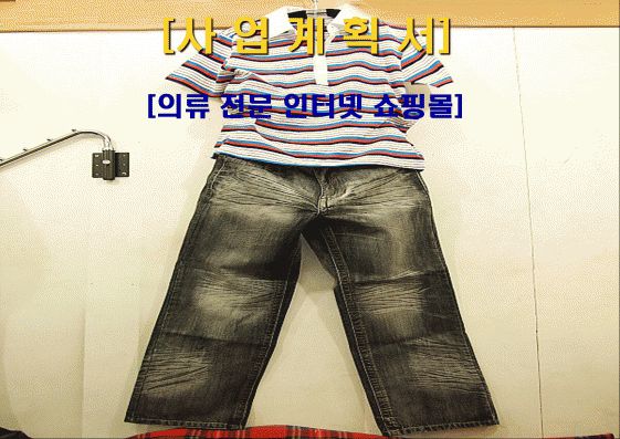 의류창업계획서<파워포인트>