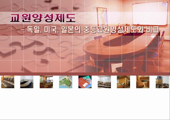 교원양성제도-독일,미국,일본의 중등교원양성제도와 비교
