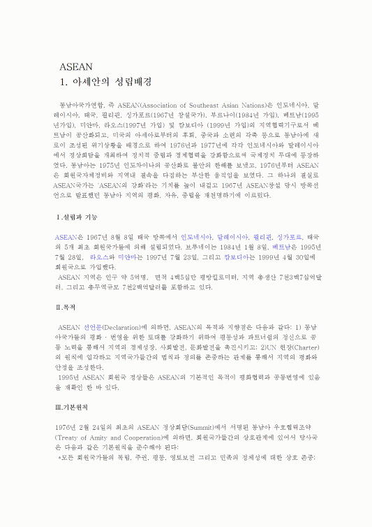 국제기구ASEAN/EU/APEC