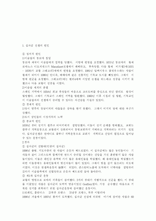 십자군전쟁 [사회과학]