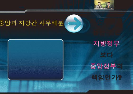중앙과 지방간 사무배분