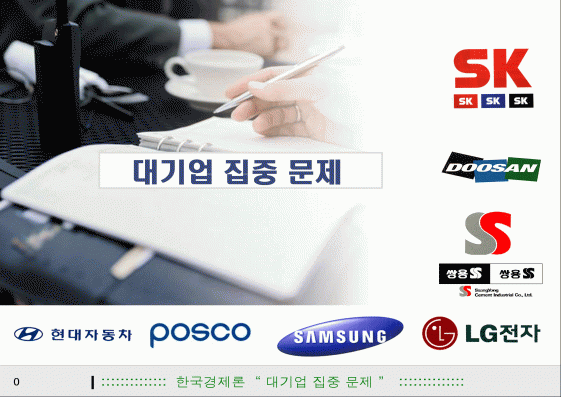 대기업 집중 문제