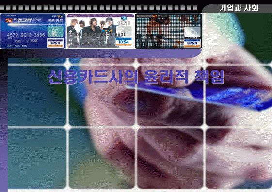 신용카드사의 윤리적 책임