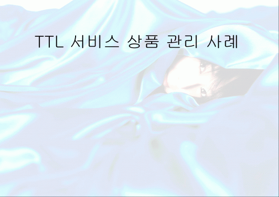 TTL 서비스 상품 관리 사례