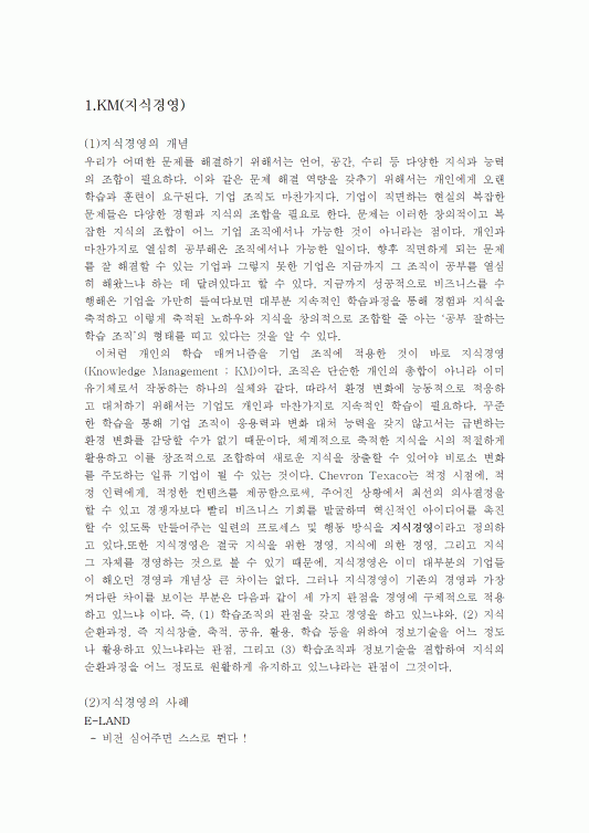 경영학 용어 레포트 자료