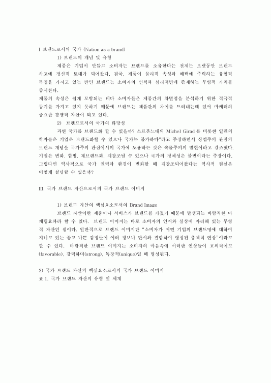 브랜드로서의 국가 (Nation as a brand)